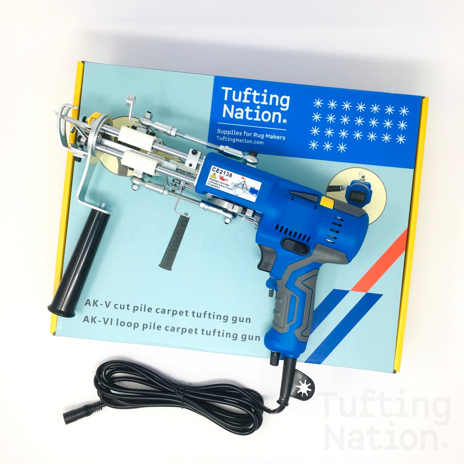 AK-V Cut and Loop Tufting Gun – TuftingNation