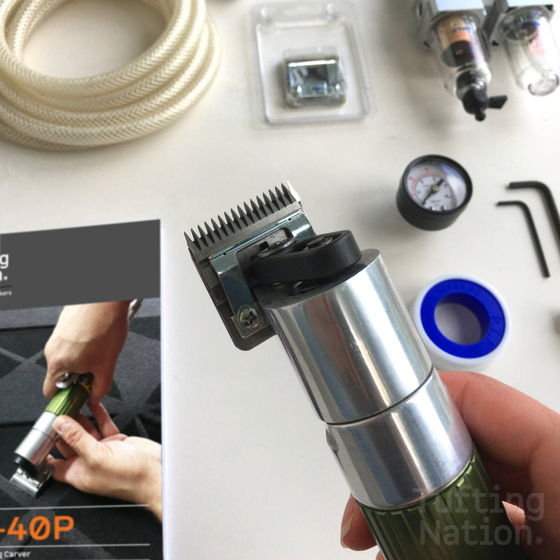 TN-40P Carpet Carving Machine | Professional Pneumatic Rug Carver ...