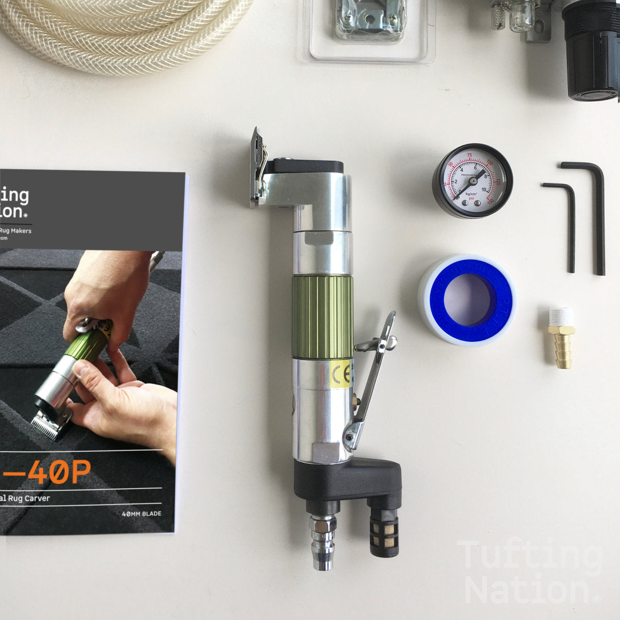 TN-40P Carpet Carving Machine | Professional Pneumatic Rug Carver ...